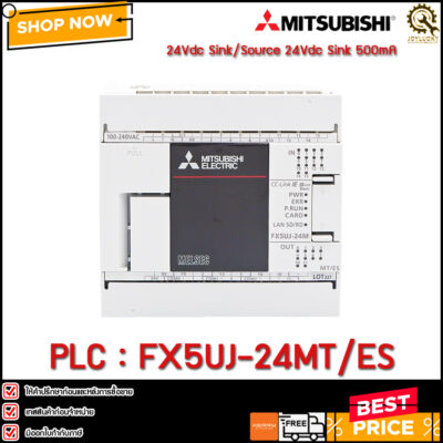 PLC Mitsubishi FX5UJ-24MT/ES**TH - joylucky-automation888